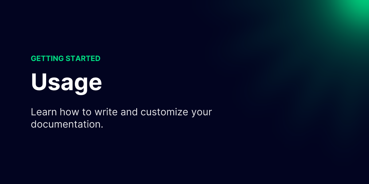 Usage - Nuxt UI Pro - Docs template